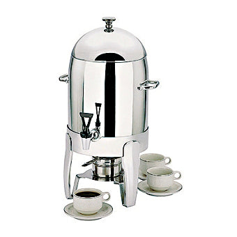 Brass-Plated Coffee Urn with Burner – Pacific Kitchens and Catering ...