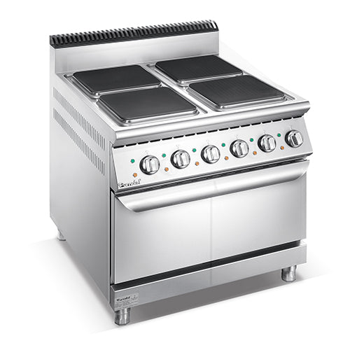 900 Series Electric 4-Hot Plate Cooker With Oven – Pacific Kitchens and ...