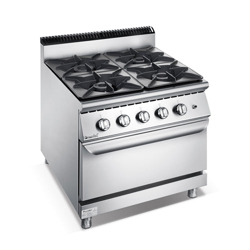 900 Series 4-Burner Gas Range With Oven – Pacific Kitchens and Catering ...