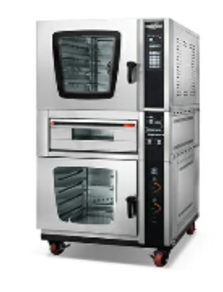 5-Tray Gas Convection Oven With 1 Tray Food Oven and 4-Tray Proofer ...
